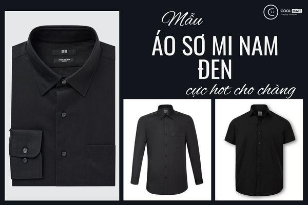 [HOT] 8 mẫu áo sơ mi đen nam huyền bí, quyến rũ mọi ánh nhìn