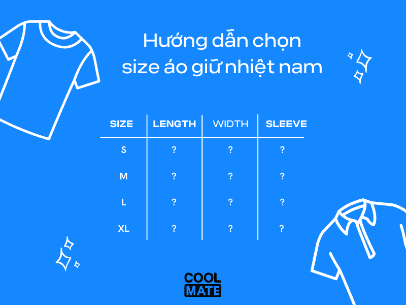 Hướng dẫn chọn size áo giữ nhiệt nam chi tiết, chuẩn nhất