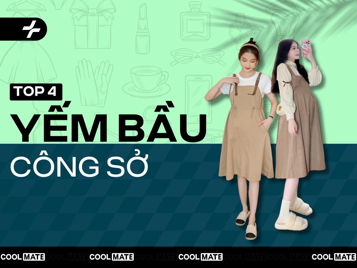 Yếm bầu công sở: Thời trang, thoải mái cho mẹ bầu đi làm