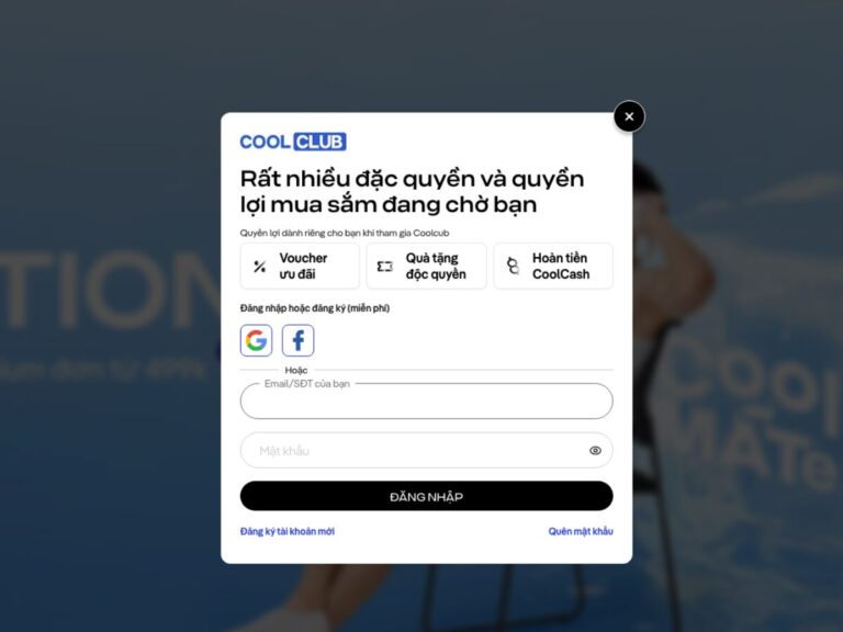 COOLMATE CHÍNH THỨC KÍCH HOẠT CHƯƠNG TRÌNH BLACK FRIDAY 2025